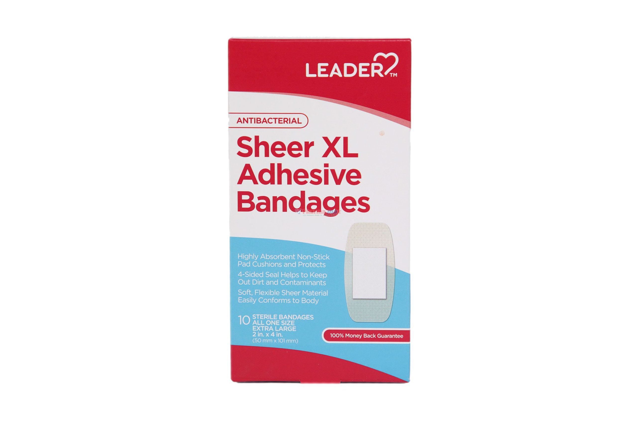 Leader Antibacterial Sheer XL Bandages – Locatel Health & Wellness ...