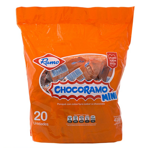 Chocoramo Choco Mini Cakes 20ct 400Gr – Locatel Health & Wellness ...