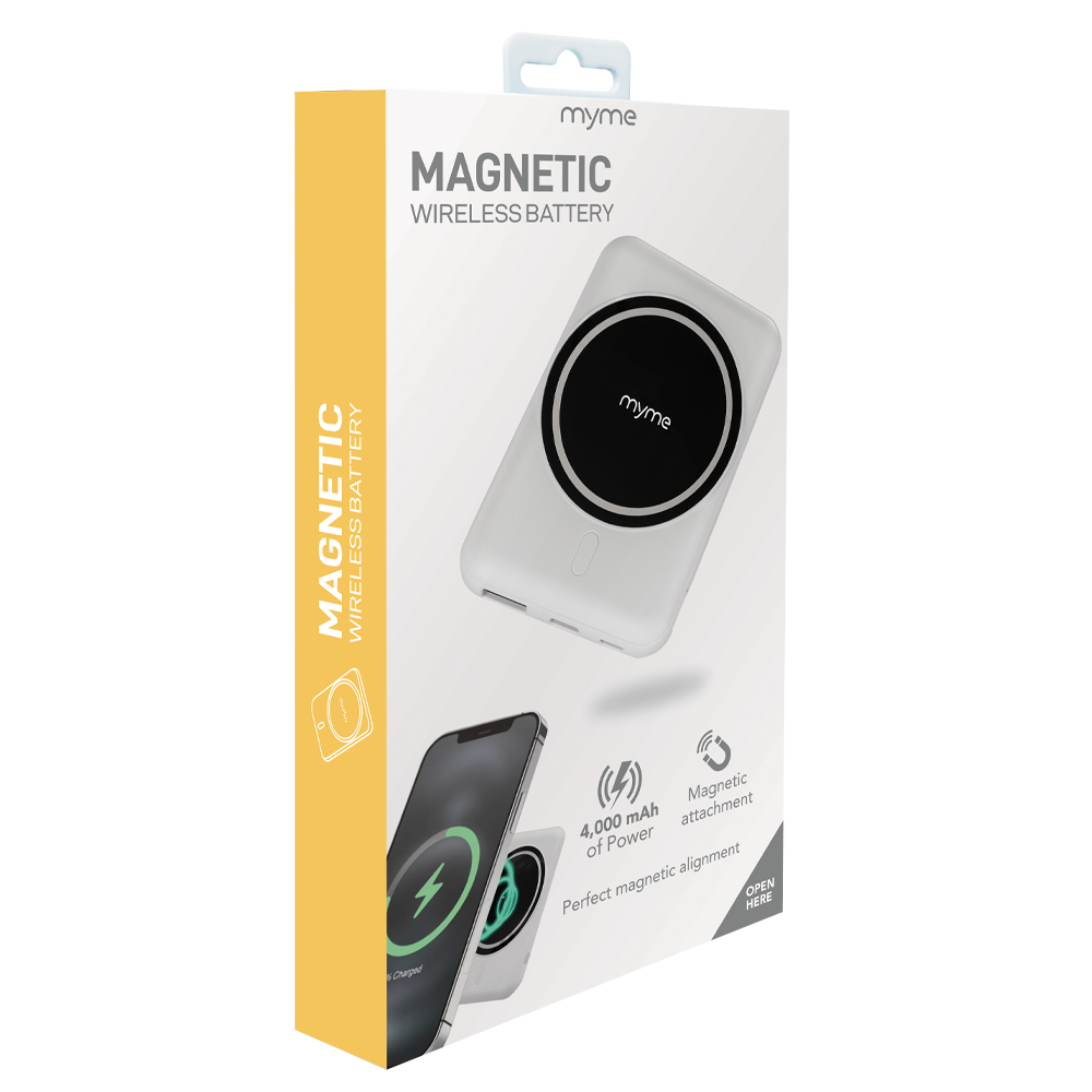 Myme Magnetic Wireless Backup Battery – Locatel Health & Wellness Online Store