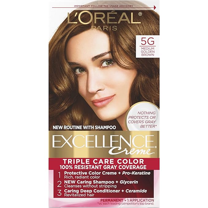 Loreal Excellence Crème 5G Medium Gold Brown – Locatel Health ...