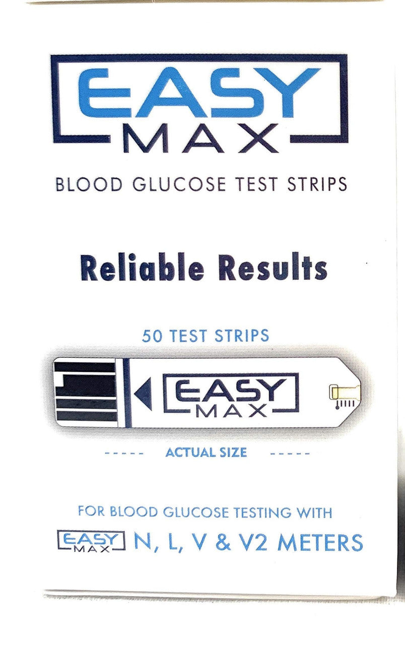 Easy Max Test Strips 50ct V-Unit – Locatel Health & Wellness Online Store