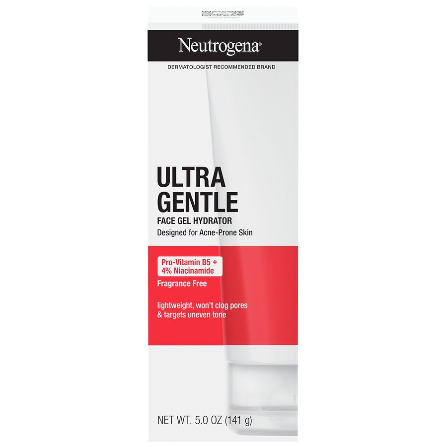 Neutrogena Ultra Gentle Face Gel Hydrator, Pro-Vitamin B5 + 4% Niacina ...