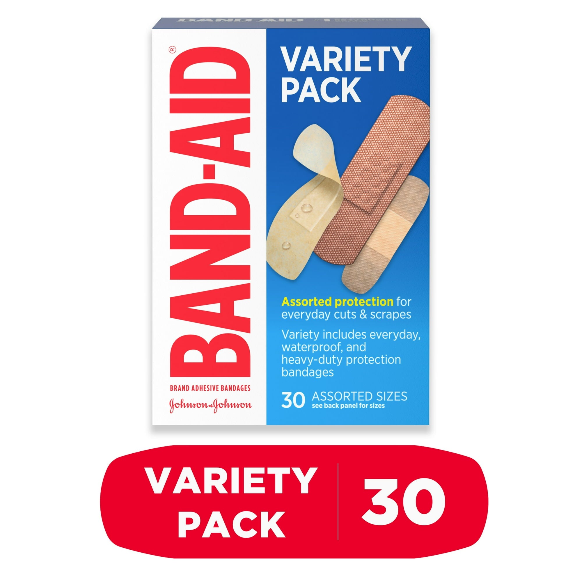 Band Aid Variety Pack 30ct – Locatel Health & Wellness Online Store
