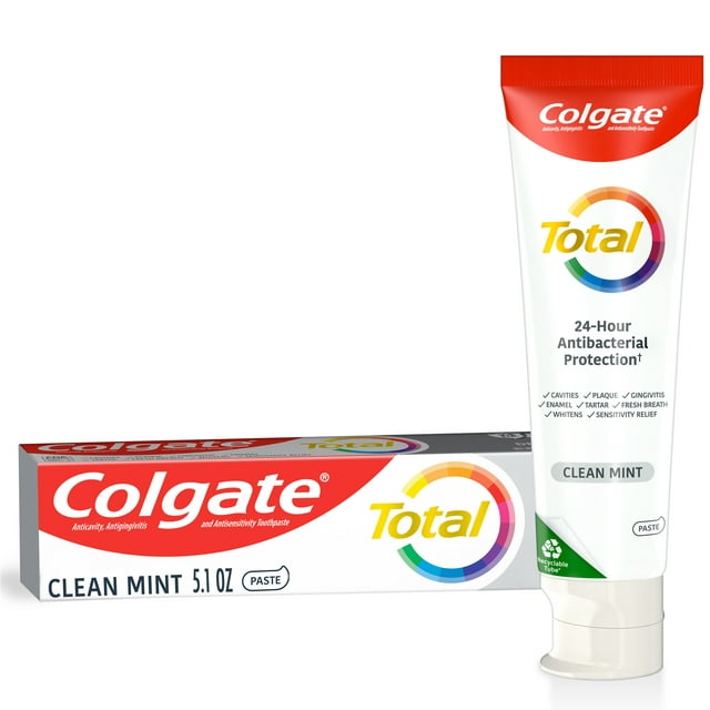 Colgate Toothpaste Total Clean Mint 5.1Oz – Locatel Health & Wellness ...