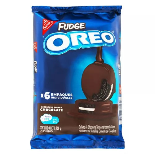 Nabisco Oreo Chocolate Fudge 6ct – Locatel Health & Wellness Online Store