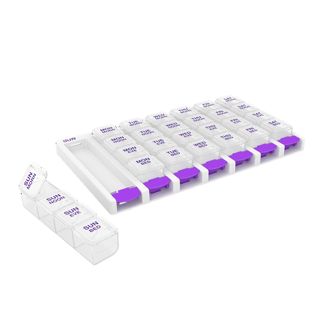 Ezy Dose 1 Week 4 Times A Day Pill Planner – Locatel Health & Wellness ...