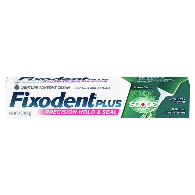 Fixodent Denture Adhesive Cream Hold & Seal Plus Scope 2 Oz – Locatel ...