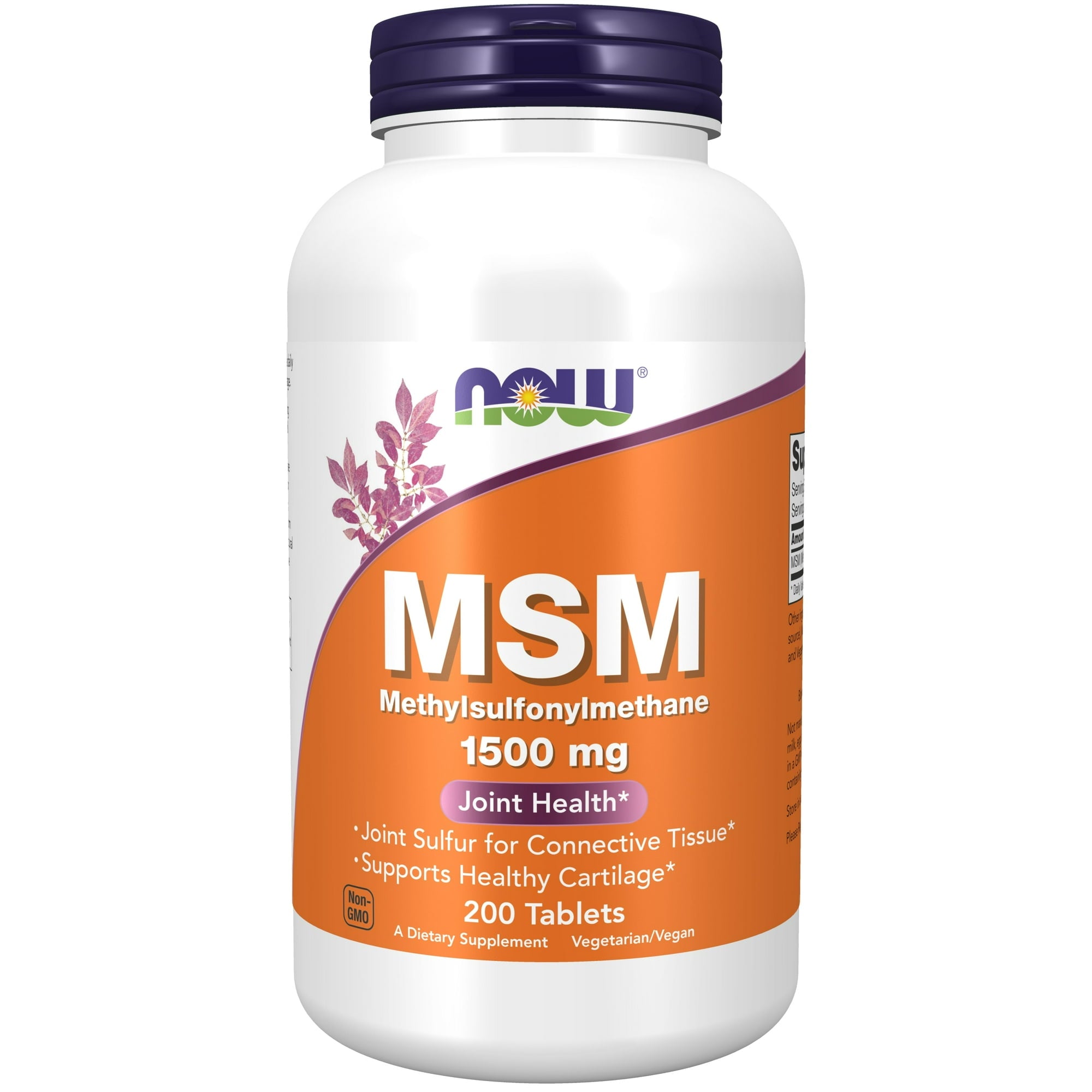 Now MSM 1500mg 200 Tablets – Locatel Health & Wellness Online Store