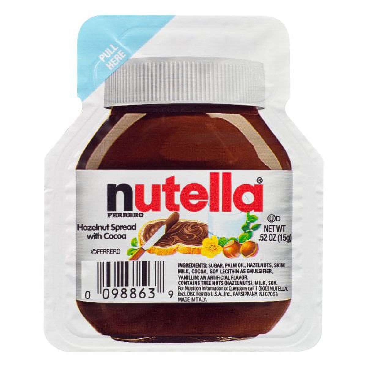 Nutella Ferrero Hazelnut Spread Sach.15G – Locatel Health & Wellness ...