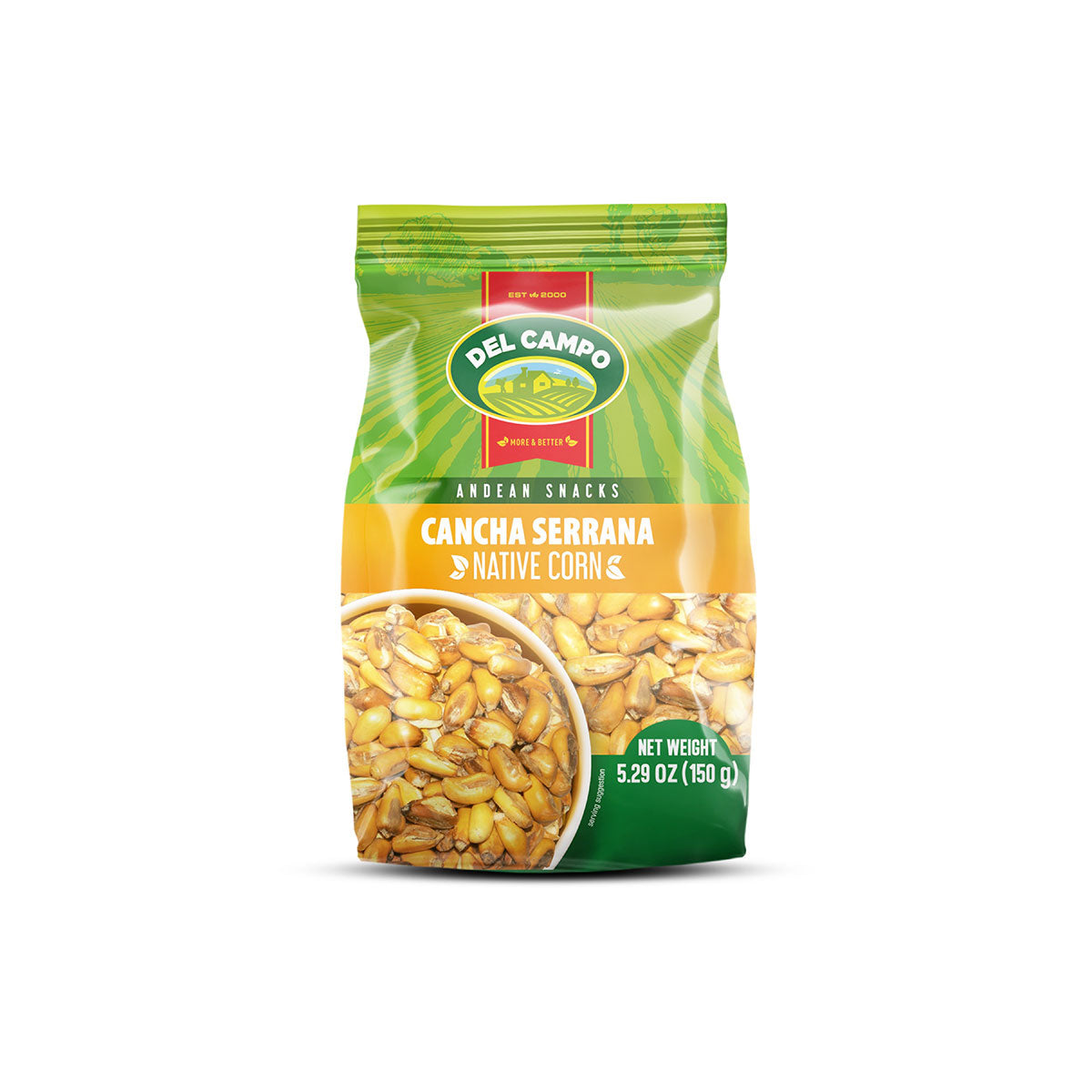 Del Campo Snack Andino Cancha Serrana Native Corn 4.59oz – Locatel ...