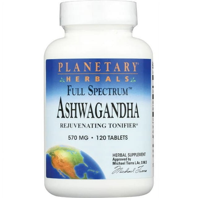 Planetary Herbals Ashwagandha 570mg Tablets 120ct – Locatel Health ...