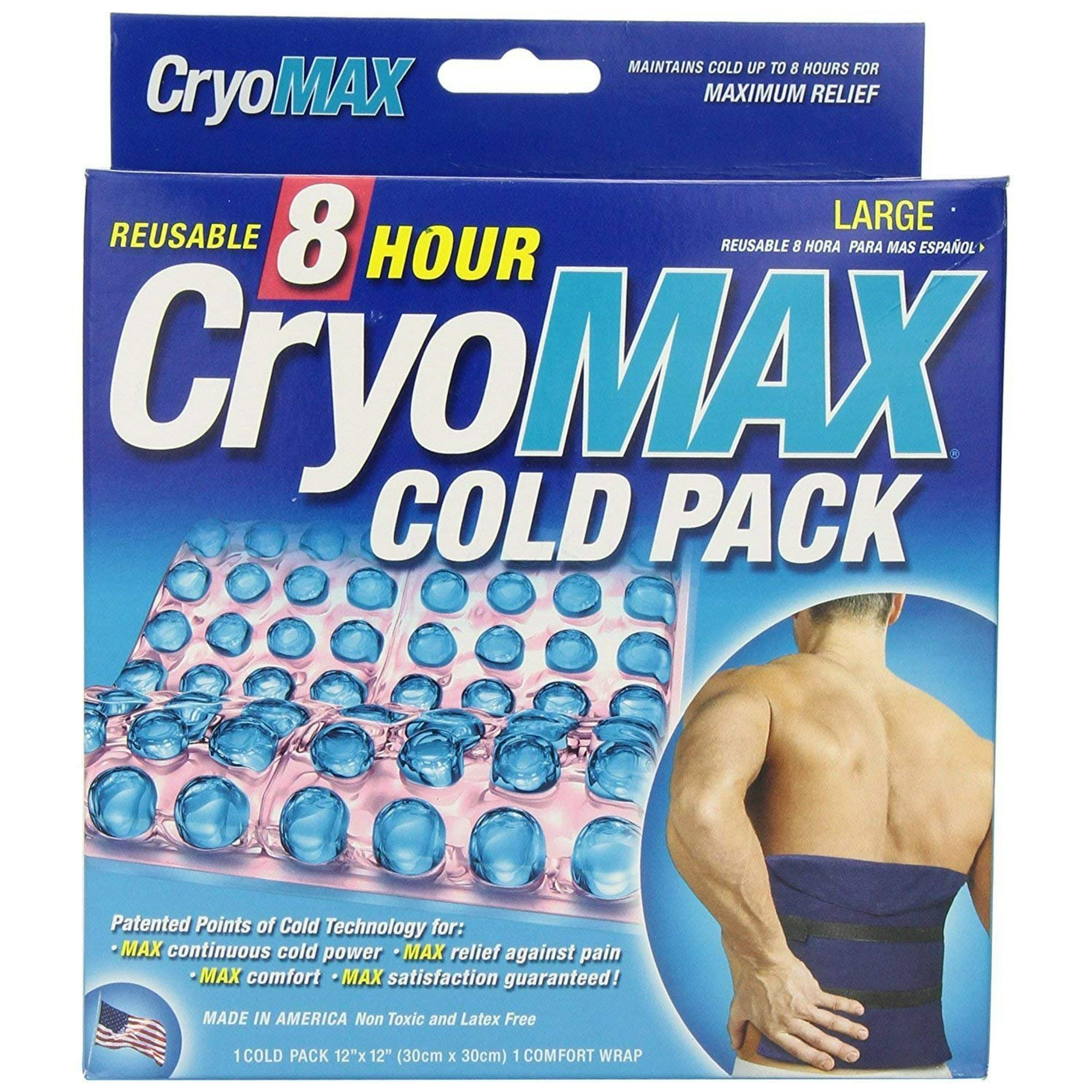 Cryo Max Cold Pack Reusable Large 1ct – Locatel Health & Wellness ...