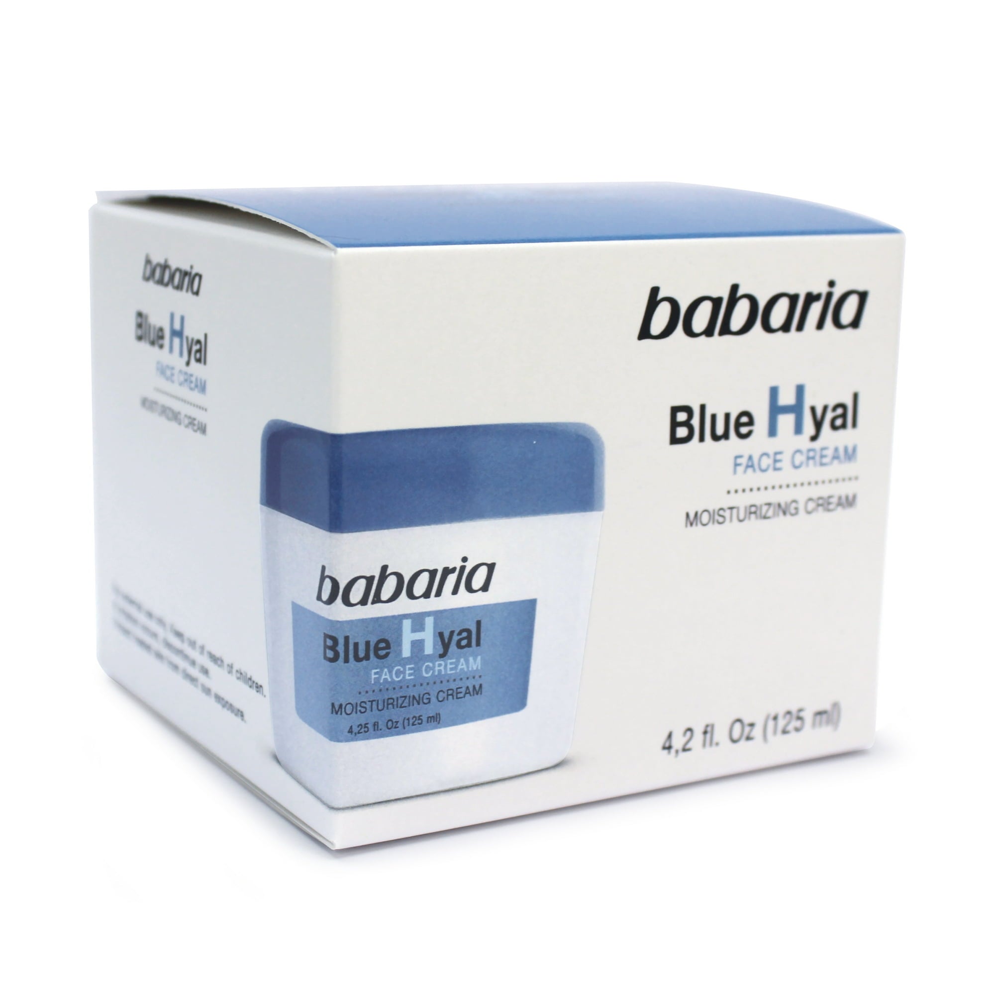 Babaria Blue Hyal Face Cream Hyaluronic Acid 4.2oz – Locatel Health ...