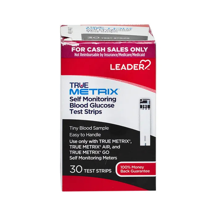 True Metrix Self Monitoring Blood Glucose Test Strips 30ct – Locatel ...