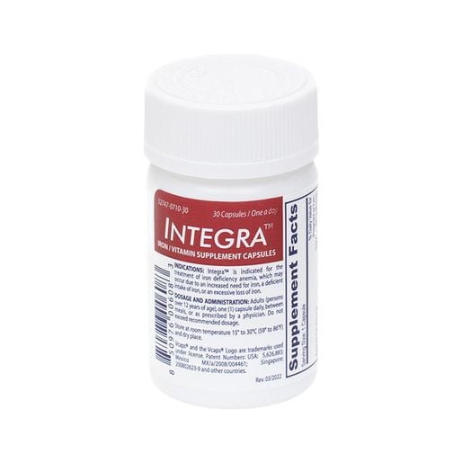 Integra Iron Vitamin Supplements Capsules 30ct – Locatel Health ...