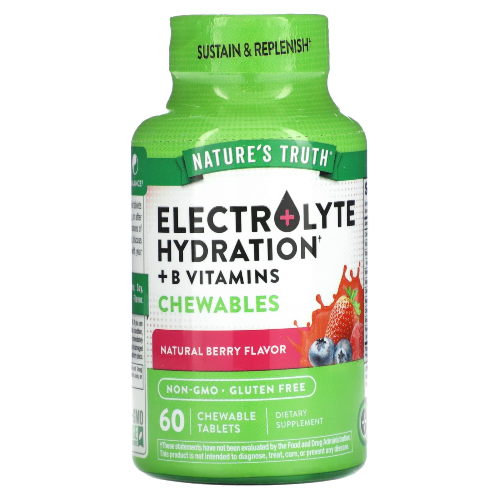 Nature's Truth Electrolyte Hydration Chewables 60ct – Locatel Health ...