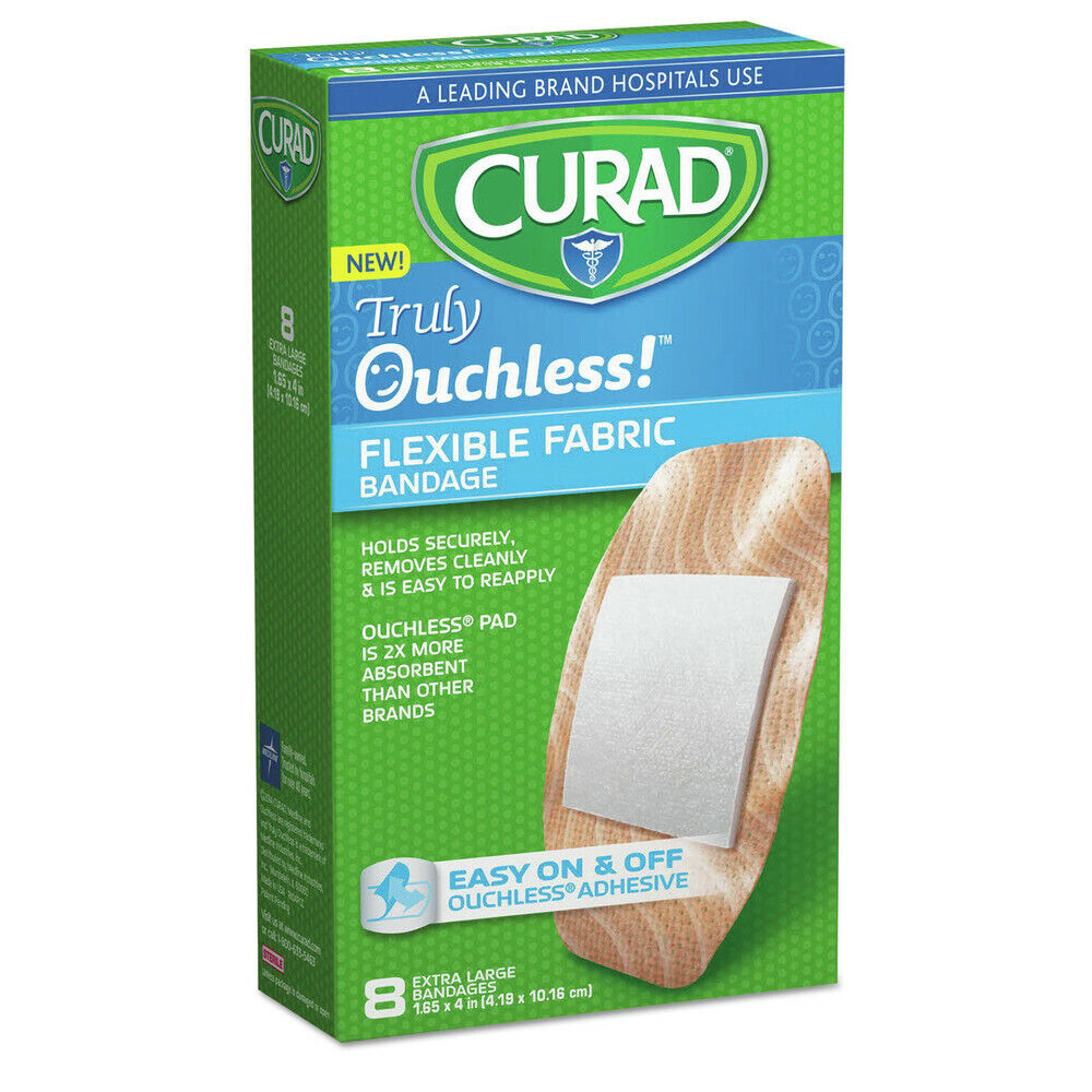 Curad Ouchless Silicone Bandage 8ct – Locatel Health & Wellness Online ...