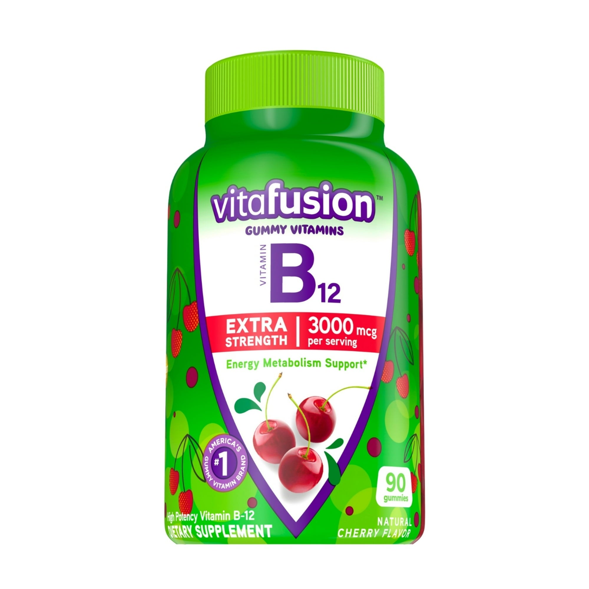 Vitafusion B12 Extra Strength 3000mcg Gummies 90ct – Locatel Health ...