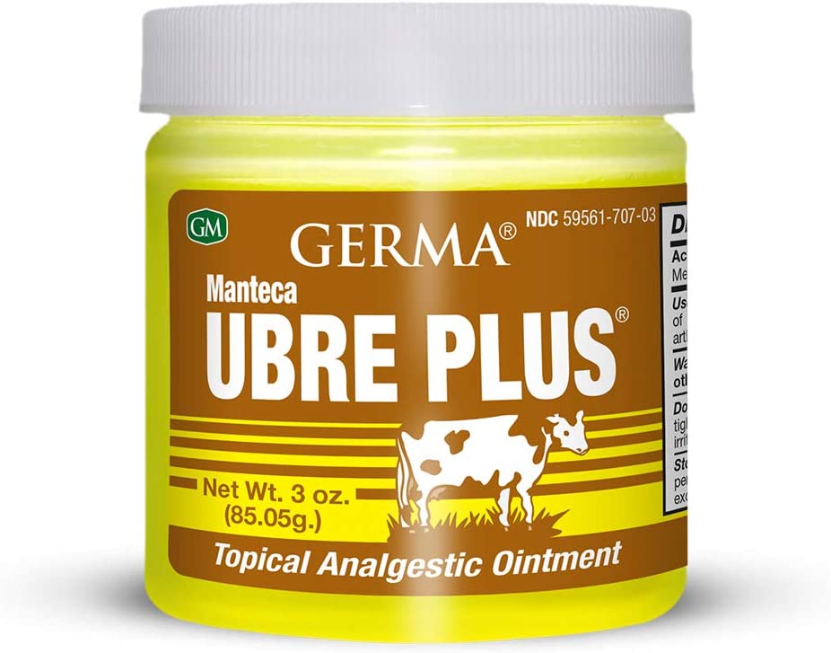 Germa Manteca ubre Plus con aceite de árbol de té 3 oz. Frasco ...