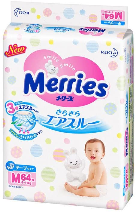 Merries Diapers Medium 64 Pcs – Locatel Health & Wellness Online Store