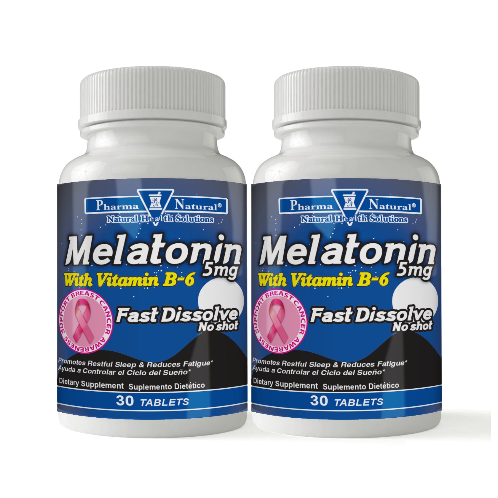 Pharma Natural Melatonin B6 Twin Pack Tablets – Locatel Health ...