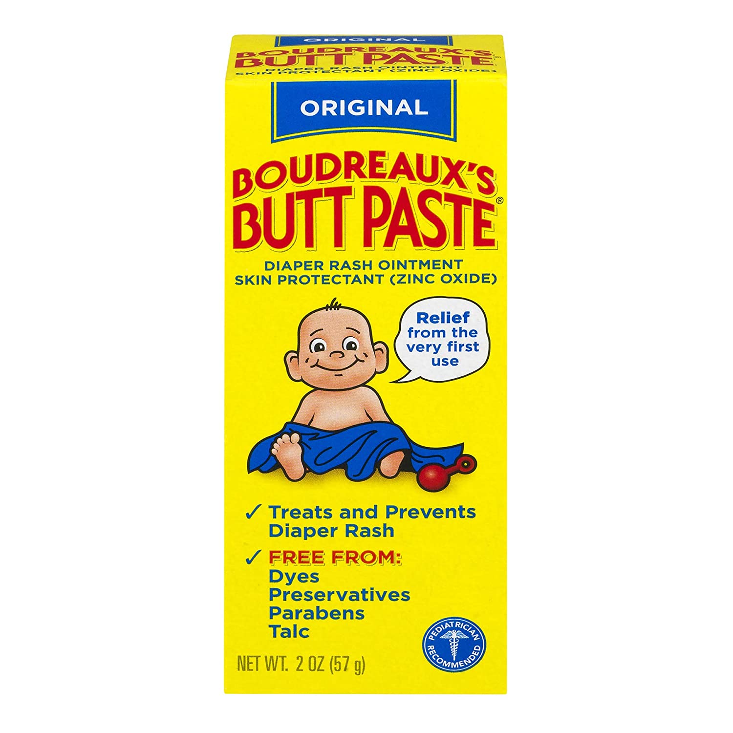Boudreaux's Butt Paste Diaper Rash Ointment Original 2 oz – Locatel ...