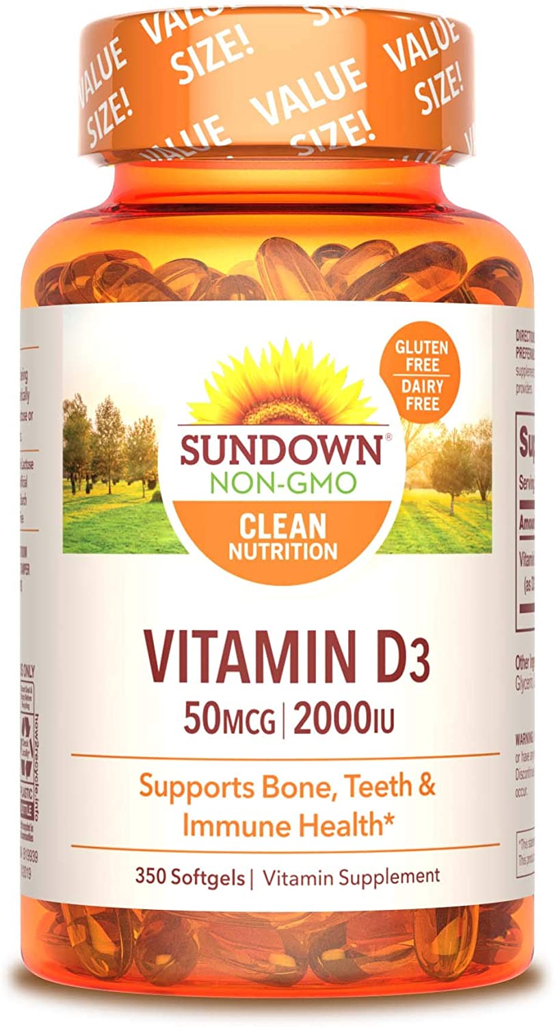 Sundown Vitamin D3 2000 IU Softgels – Locatel Health & Wellness Online ...