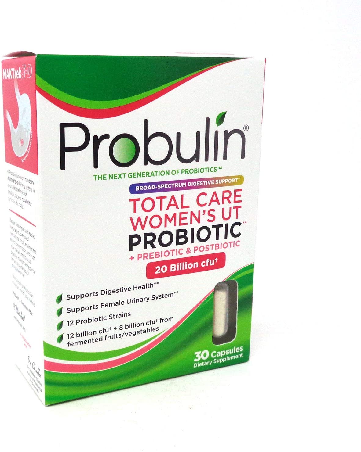 Probulin Probiotic Total Care Women 20Billion Capsules – Locatel Health ...