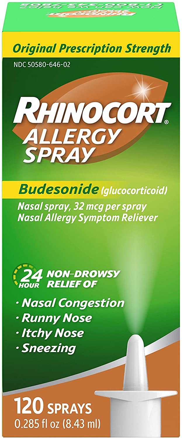 Rhinocort Allergy Nasal Spray with Budesonide – Locatel Health ...