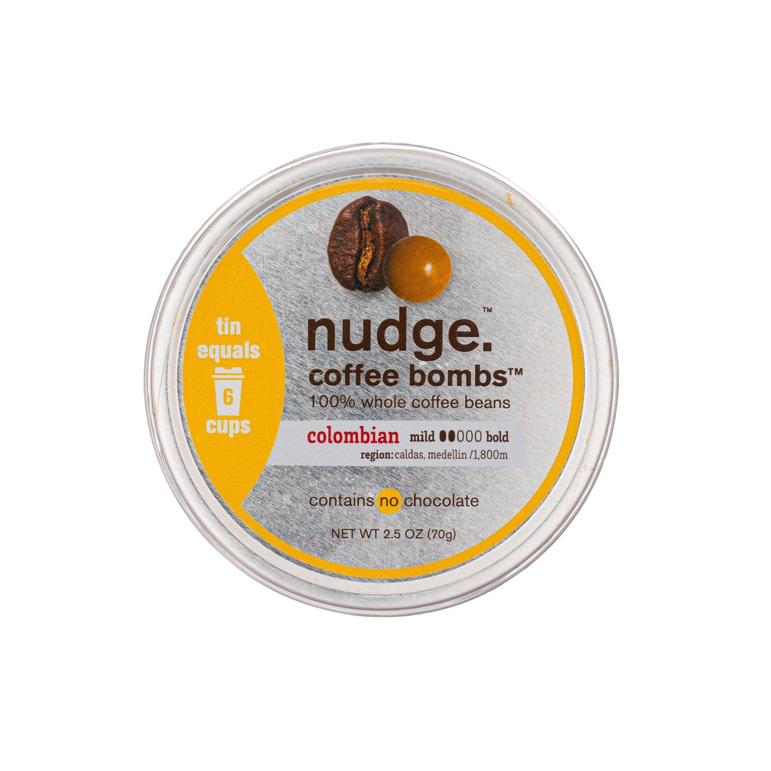 Nudge Colombian Mild Coffee Bombs 2.5Oz – Locatel Health & Wellness ...