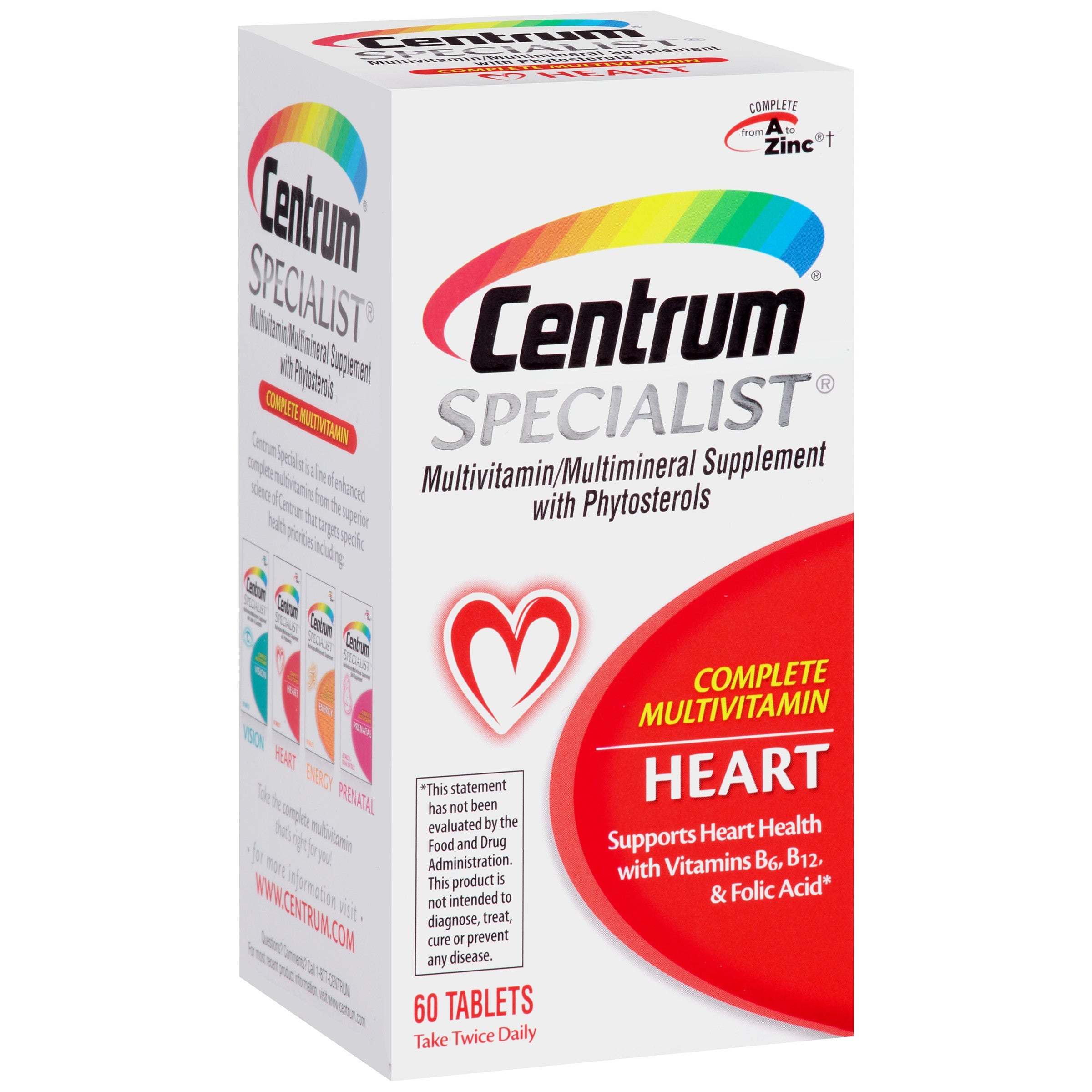 Centrum Specialist Heart 60 tabletas – Locatel Health & Wellness Online ...