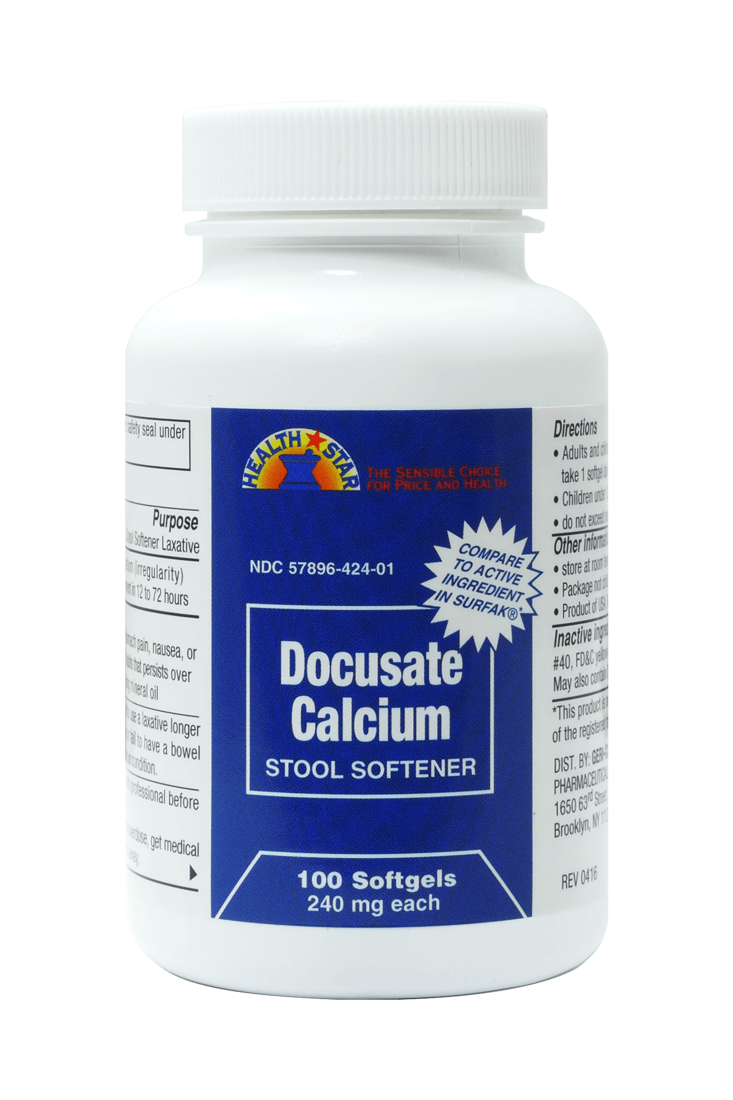 Gericare Docusate Calcium Softgels – Locatel Health & Wellness Online Store