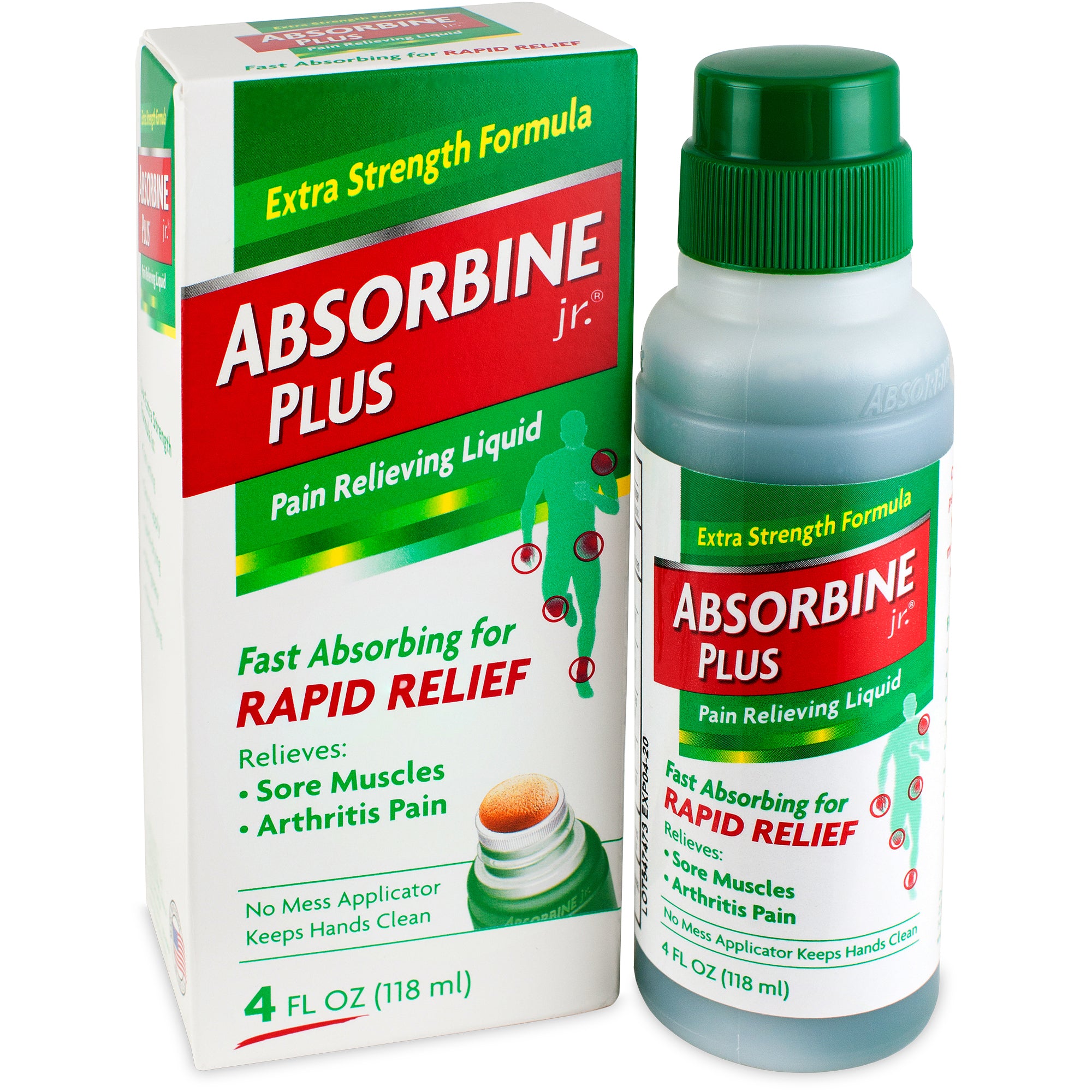 Absorbine Jr. Pain Relieving Liquid with Menthol 4 oz – Locatel Health ...