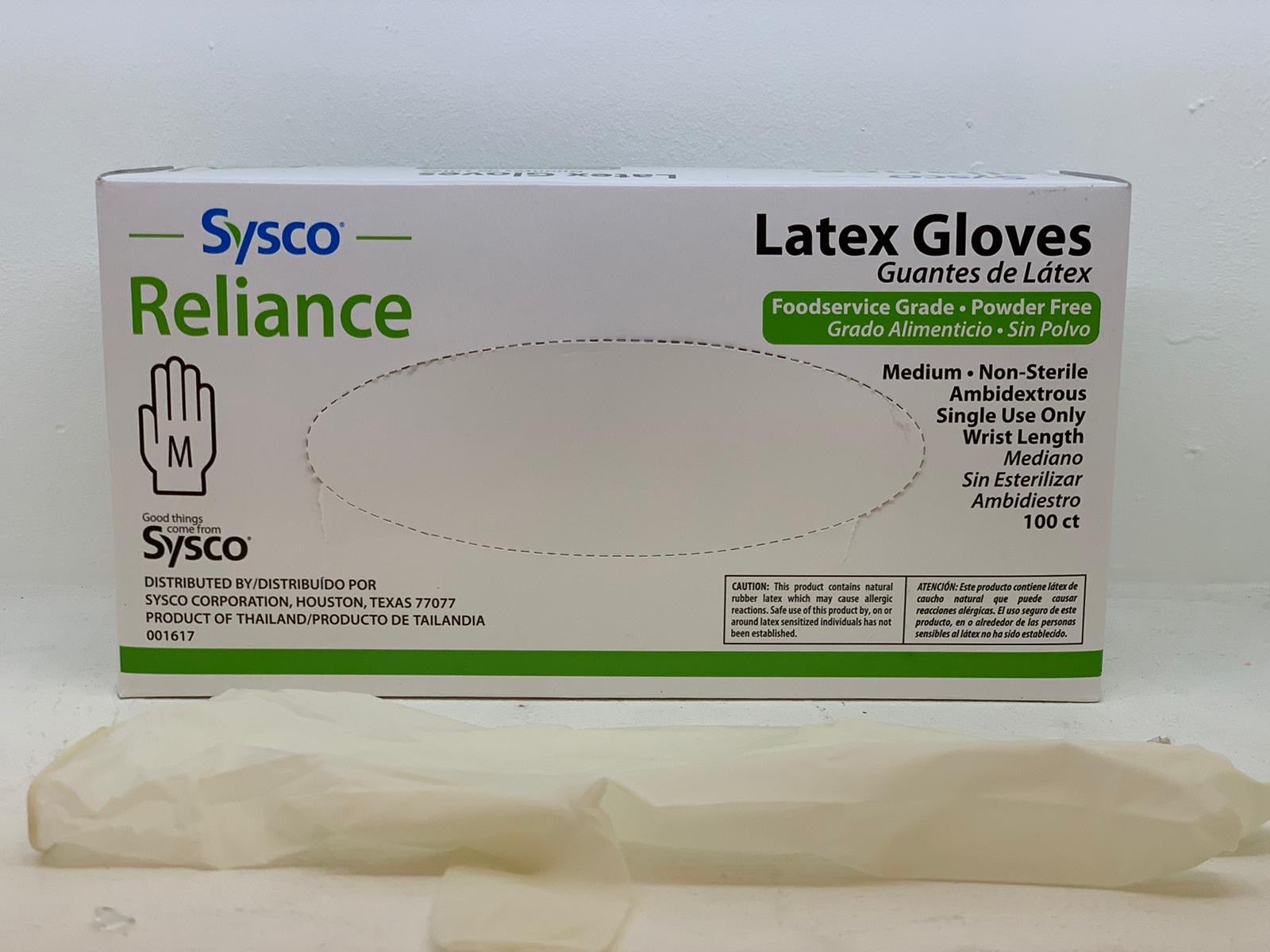 Sysco Reliance Glove Latex Powder Free, 100 Ct – Locatel Health ...