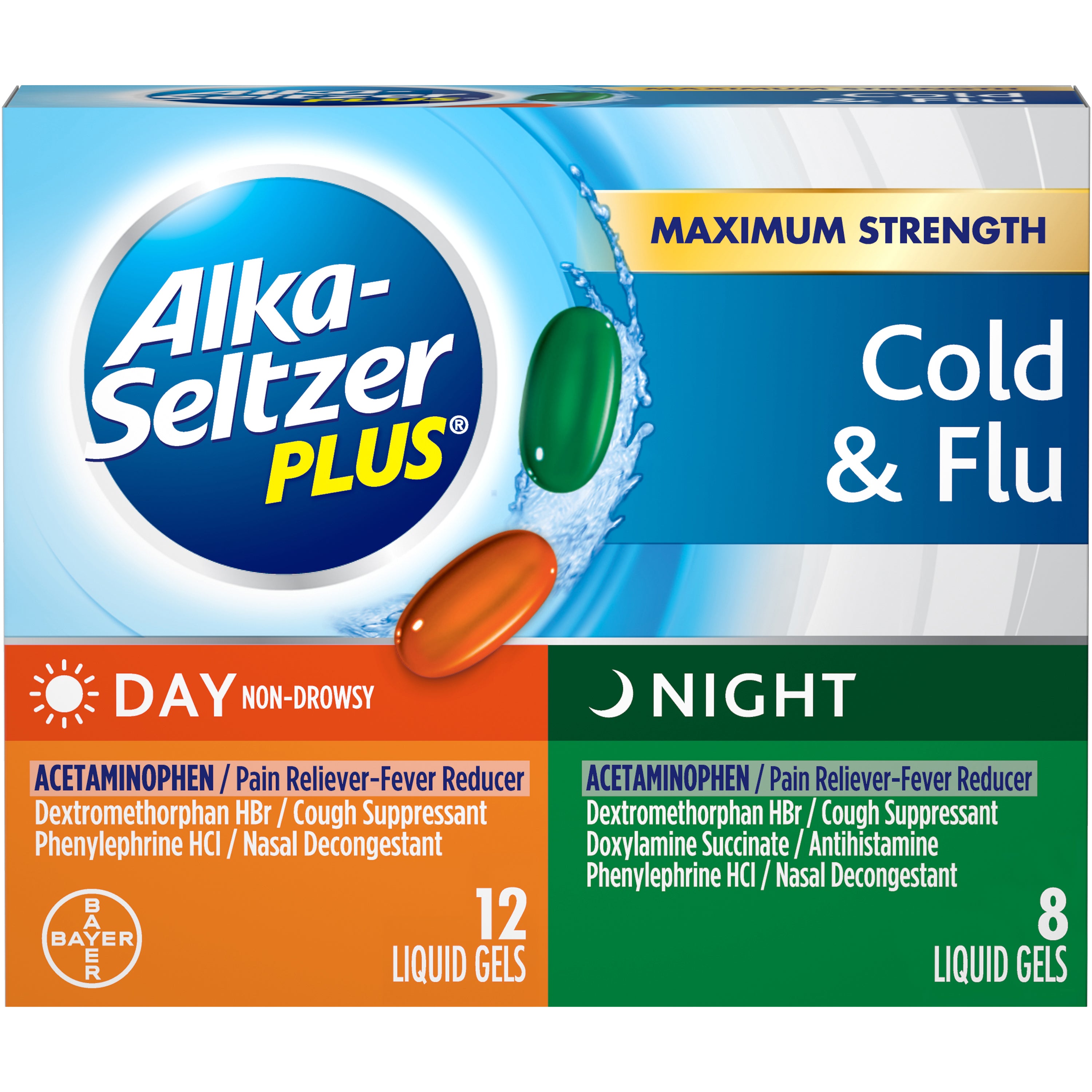 Alka-Seltzer Plus Tabletas efervescentes de fizz de PowerFast de Power ...