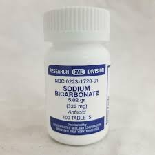 Concord Laboratories Sodium Bicarbonate 650 mg Antiacid 100 Tablets ...