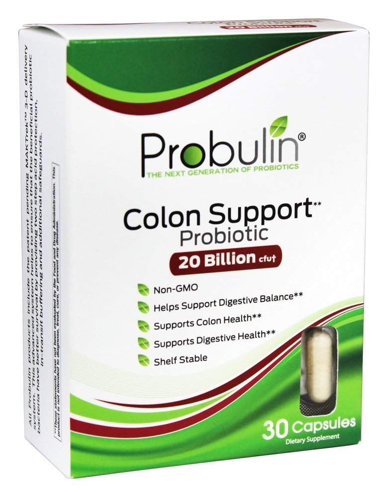 Probulin Colon Support, Probiotic, 30 Capsules – Locatel Health ...