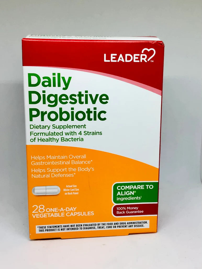 Leader Daily Digestive Probiotic 28 Capsules – Locatel Health ...