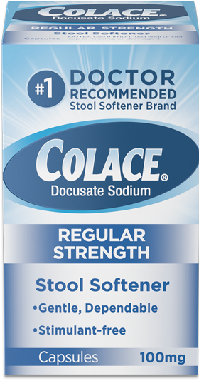Colace Docusate Sodium Regular Strength 100mg – Locatel Health ...