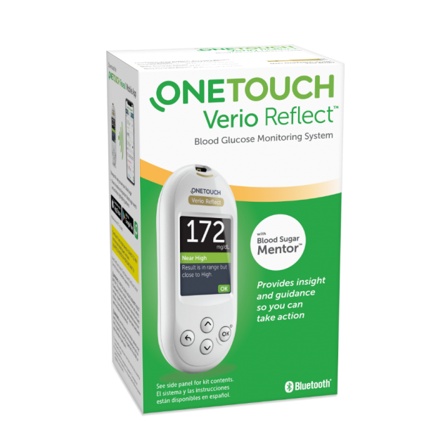 OneTouch Verio Reflect Glucose Monitor – Locatel Health & Wellness ...